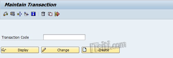 Create Sap Customize Copy Of Transaction Code